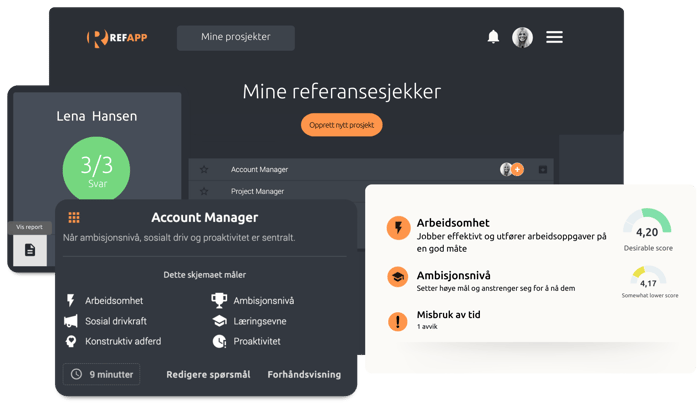 Digital referansesjekk for store virksomheter | Refapp